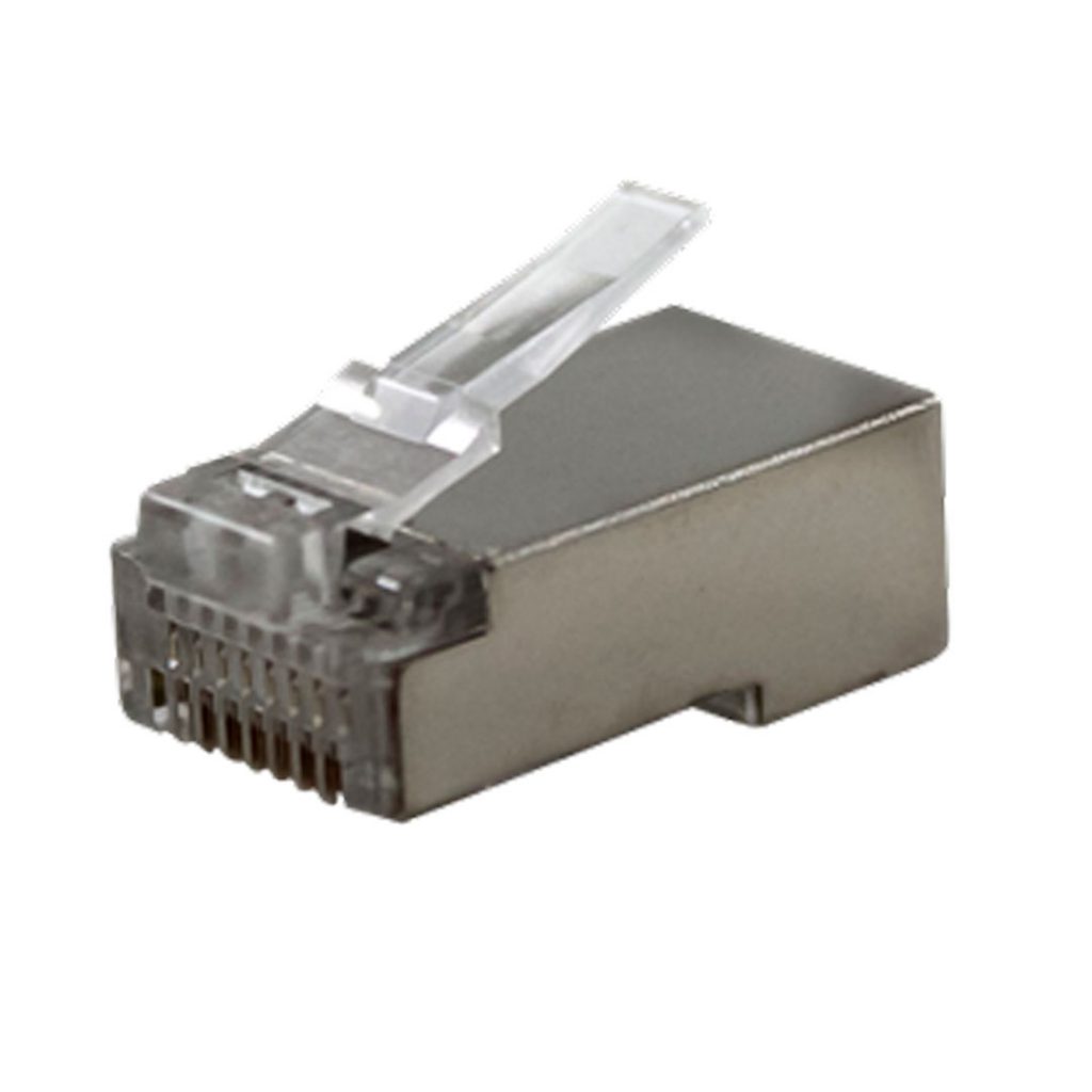 Conector Macho RJ-45 Gold Blindado - 2 Flex Telecom