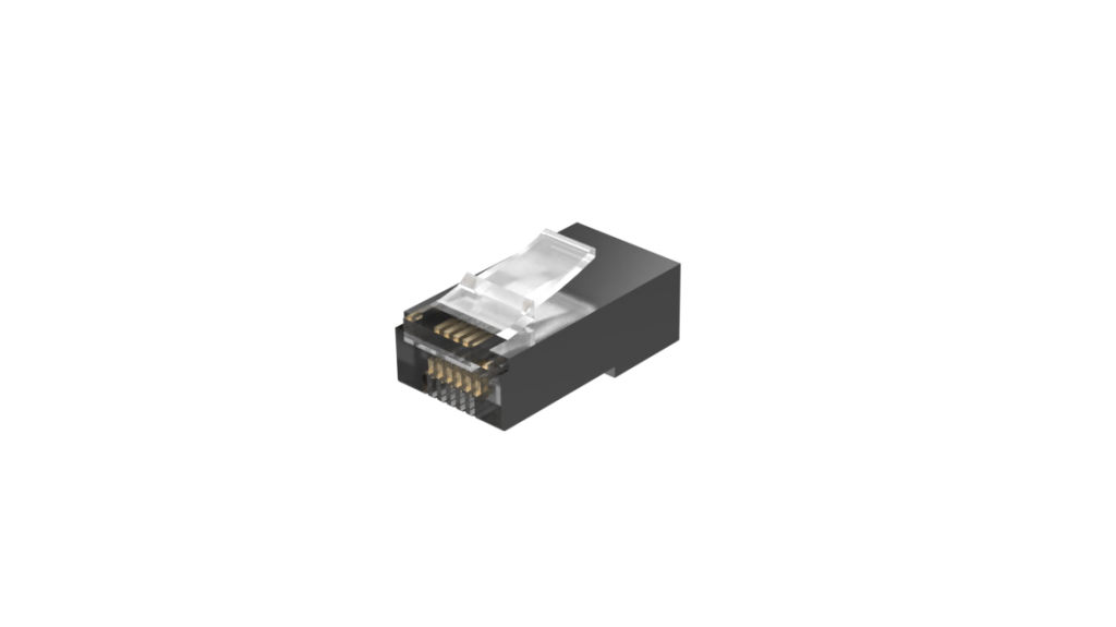 Conector Macho RJ-45 Gold Blindado - 2 Flex Telecom