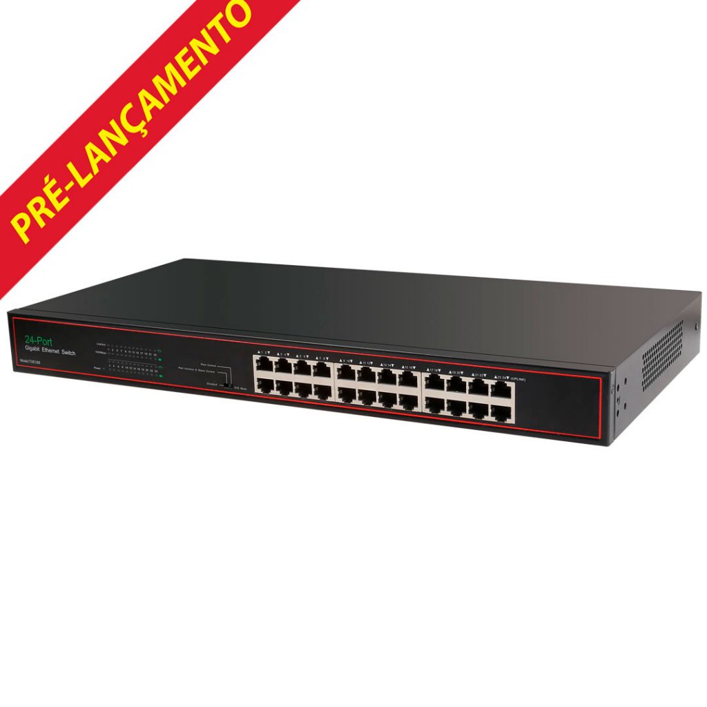 Switch Poe Reverso Gigabit Plus 8 portas ativas 2 Flex Telecom