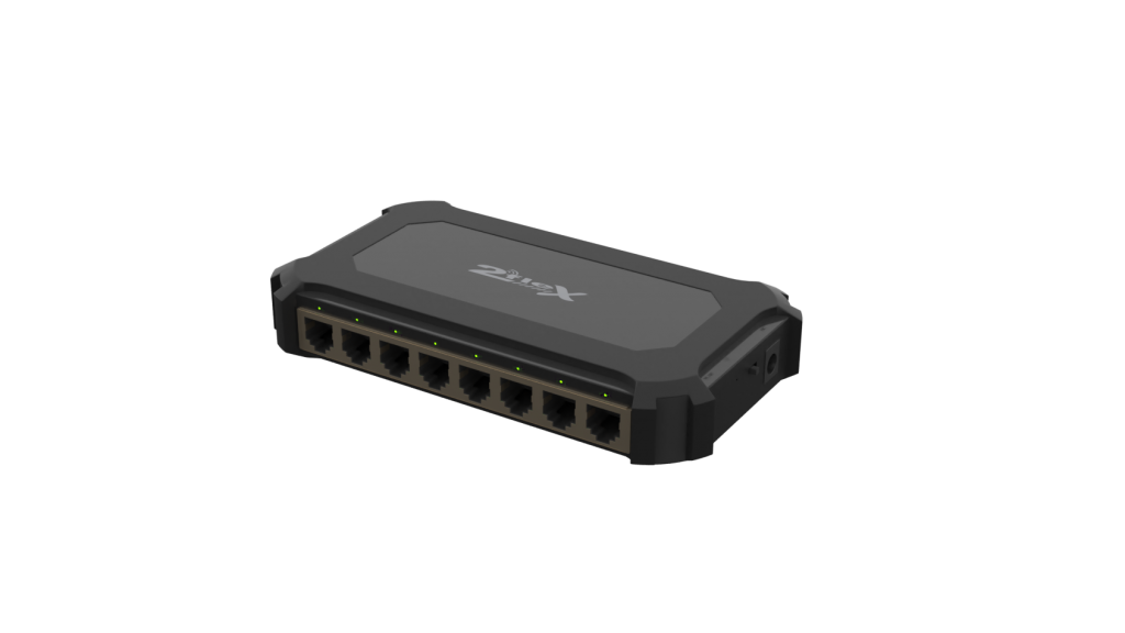 O Switch Poe Reverso Giga Ethernet 2 Flex Telecom possui 8 portas