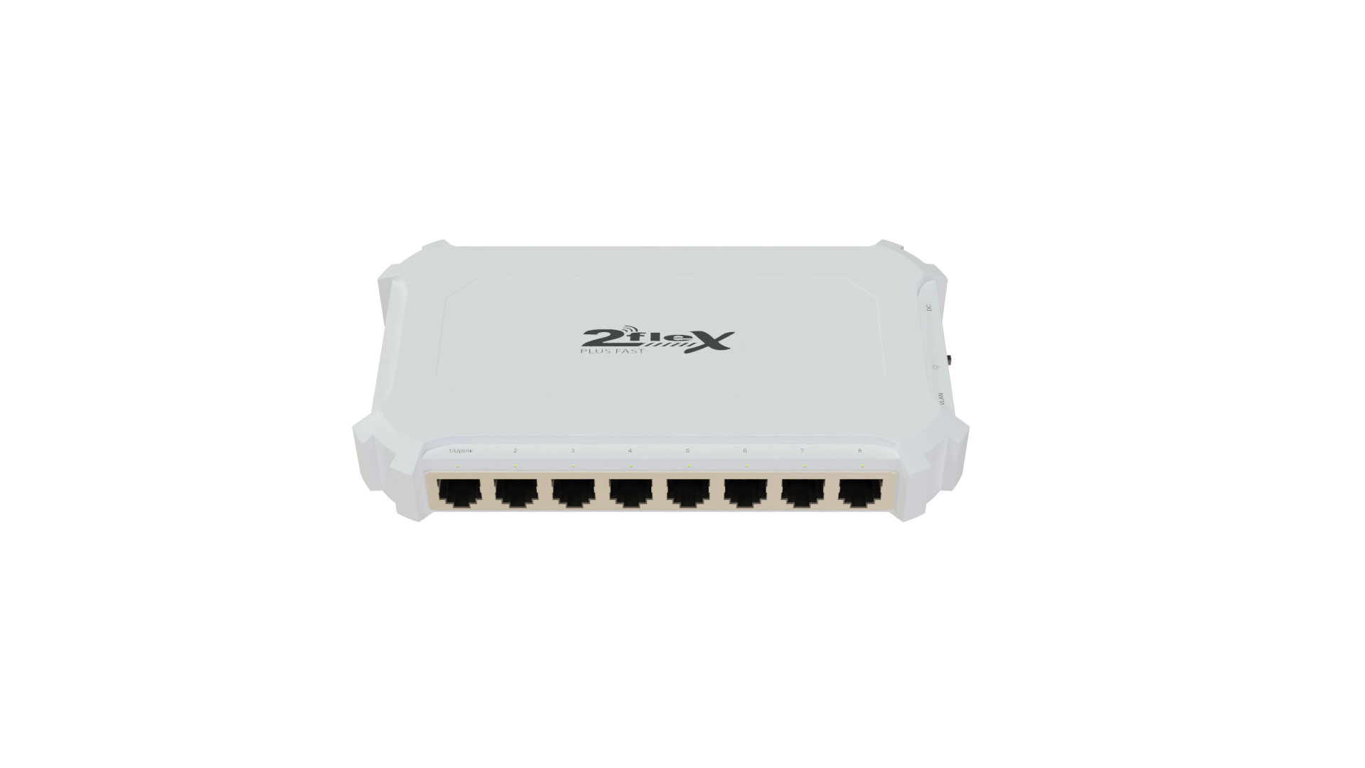 Switch PoE Reverso Plus 8 portas Fast Ethernet 2 Flex Telecom