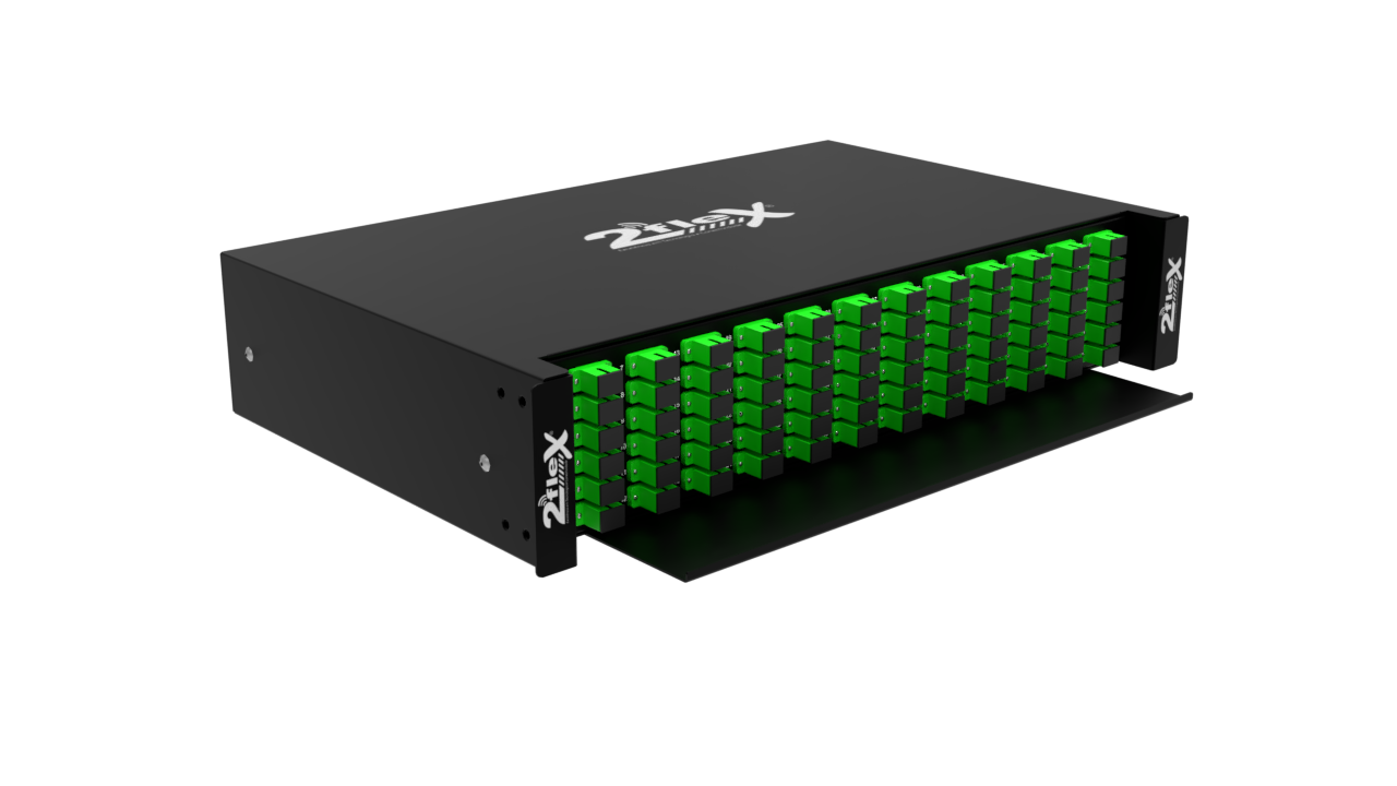 Distribuidor Interno Óptico 72FO APC Completo da 2Flex