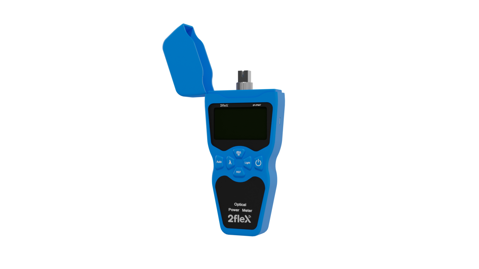 Power meter óptico da 2 Flex Telecom - Medidor de potência portátil
