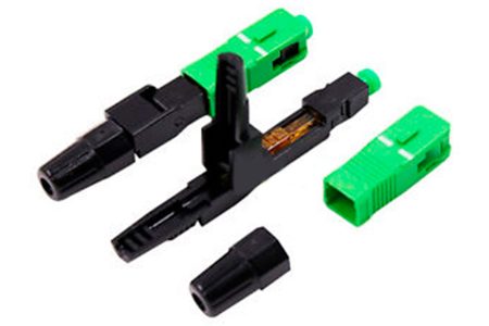 Conector óptico de rosca SC/APC – 2Flex Telecom