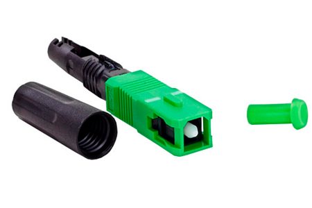Conector óptico de rosca SC/APC – 2Flex Telecom
