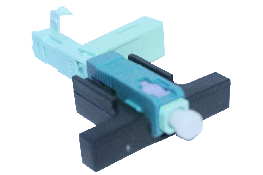Conector óptico com trava e climp SC/UPC 3 posições - 2 Flex Telecom