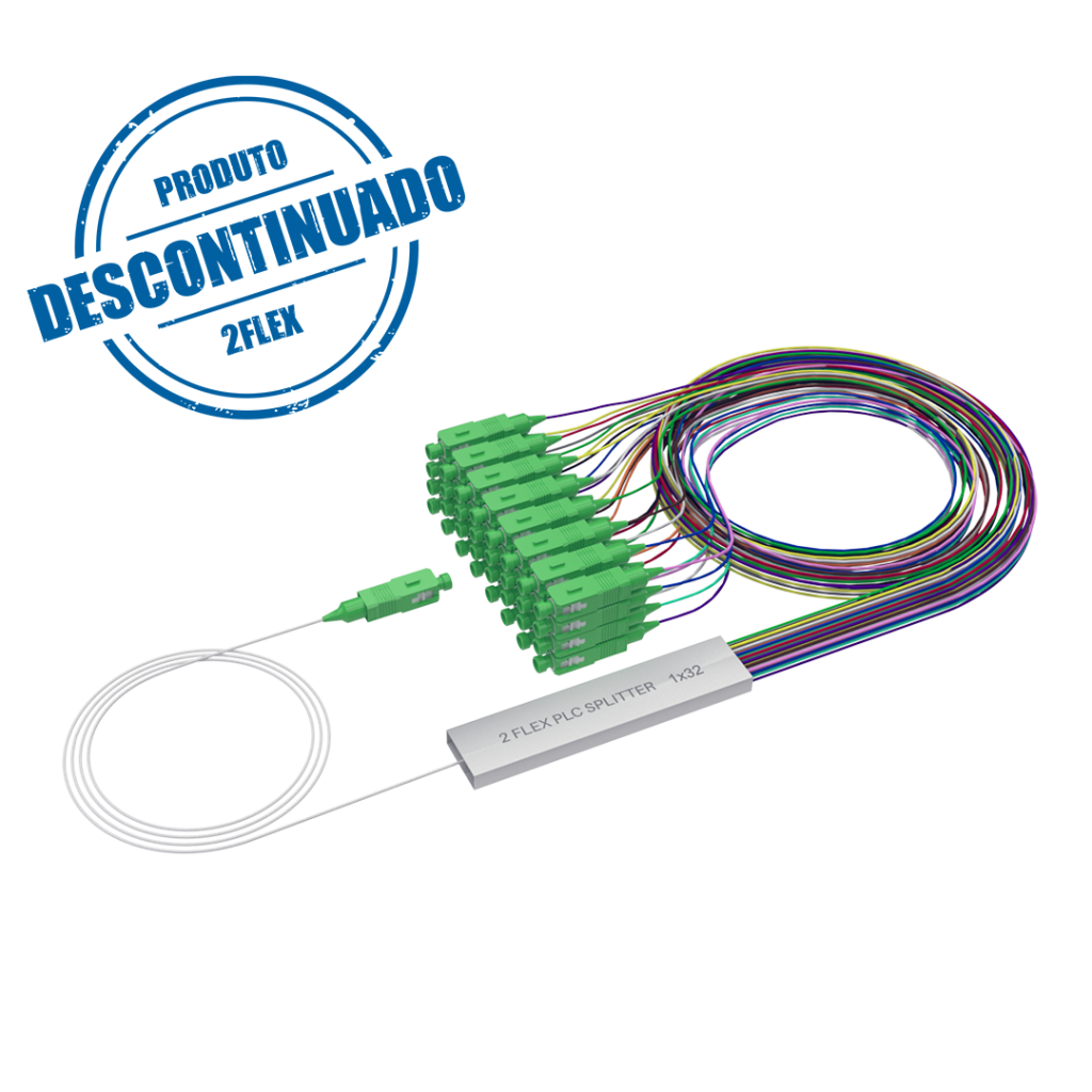 SPLITTER BALANCEADO 1X32 SC APC - 2 Flex Telecom
