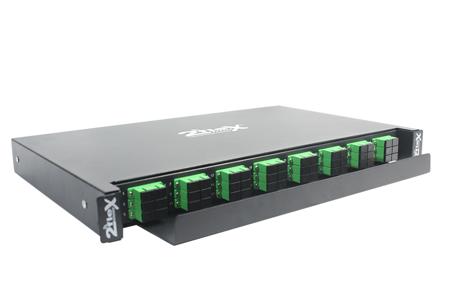 Distribuidor Interno Óptico 48 FO APC - 2 Flex Telecom