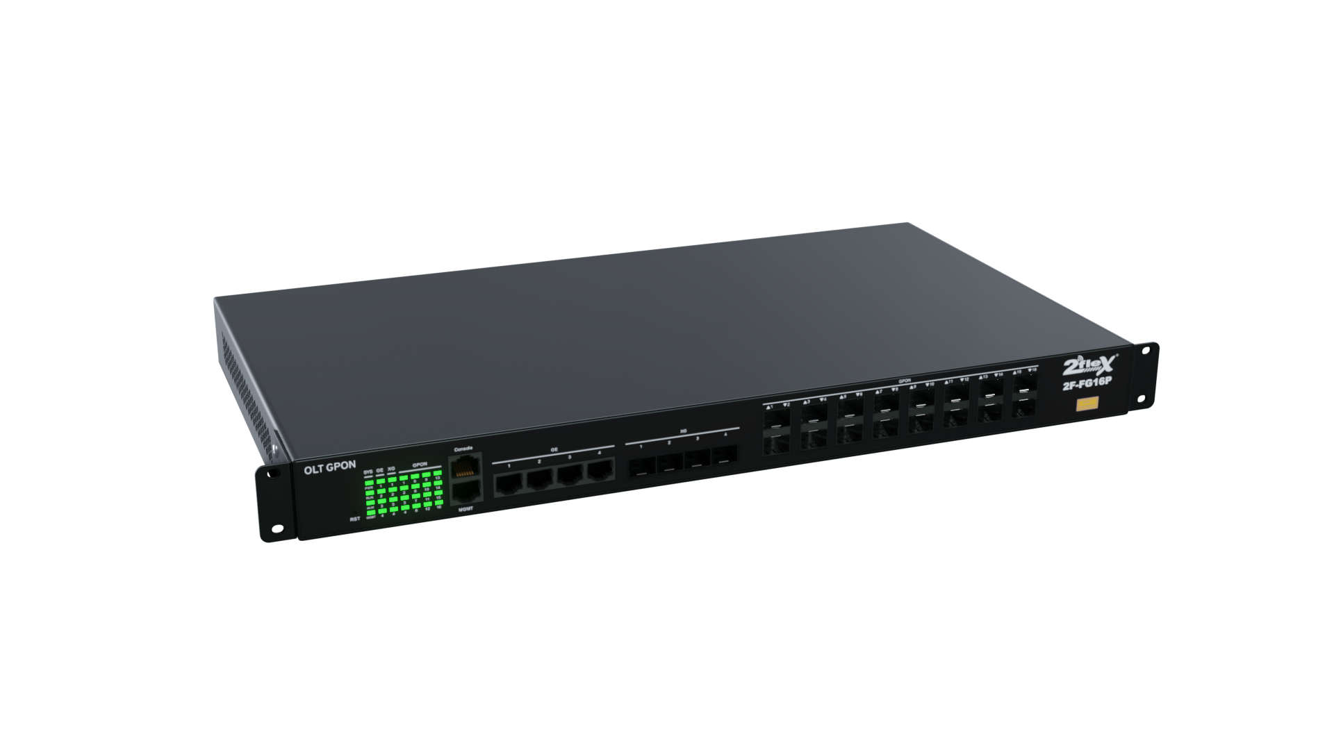 OLT GPON 16 PORTAS - 2 Flex Telecom